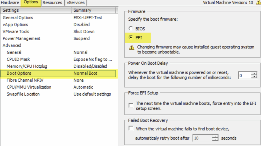 UEFI Secure Boot – VM Infrastructure